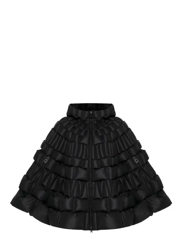 RAXXY Down Padded Cape - Black