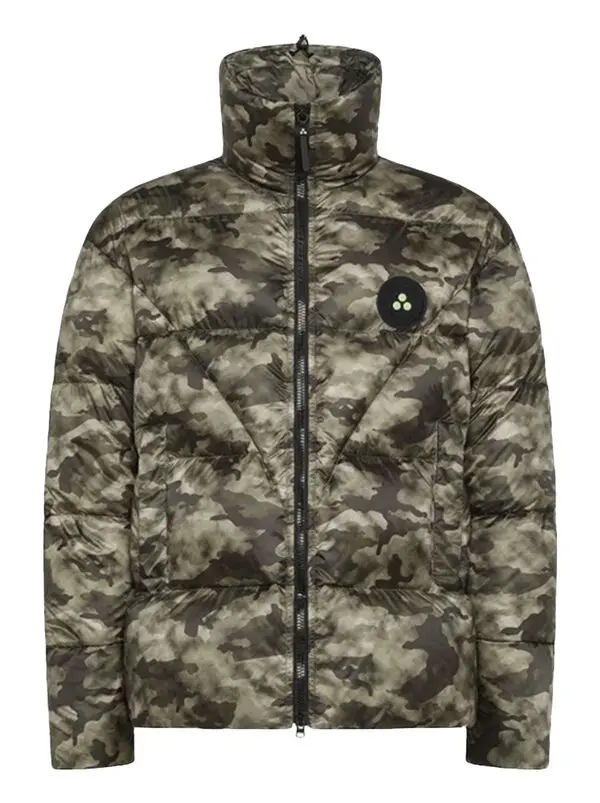 PEUTEREY PLURALS X TONY EFFE Takeoff Camou Down Jacket - Brown