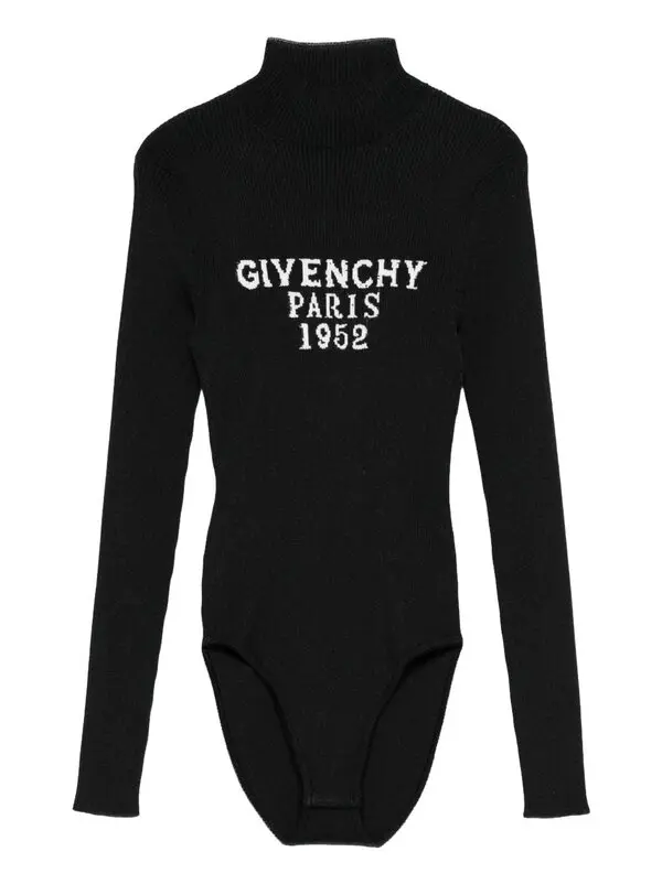 Givenchy High Neck Bodysuit - Black