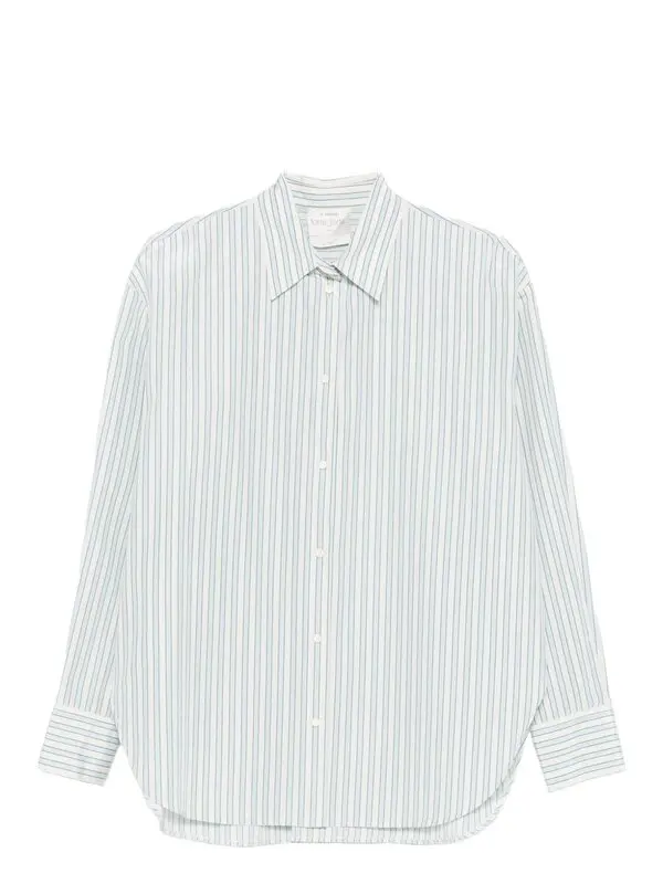FORTE_FORTE Striped Shirt - Clear Blue