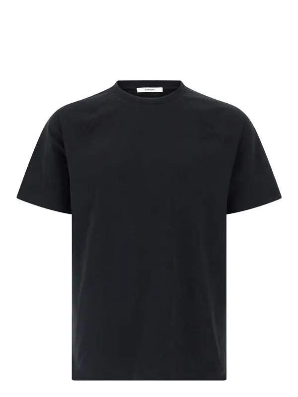 Givenchy T-shirt With Satin Insert - White/black