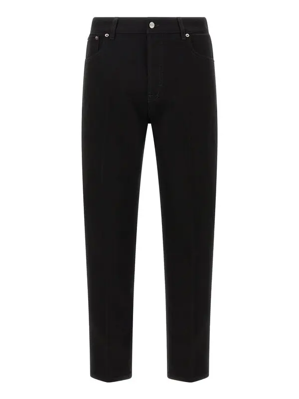 Gucci Morsetto Cropped Jeans - Black