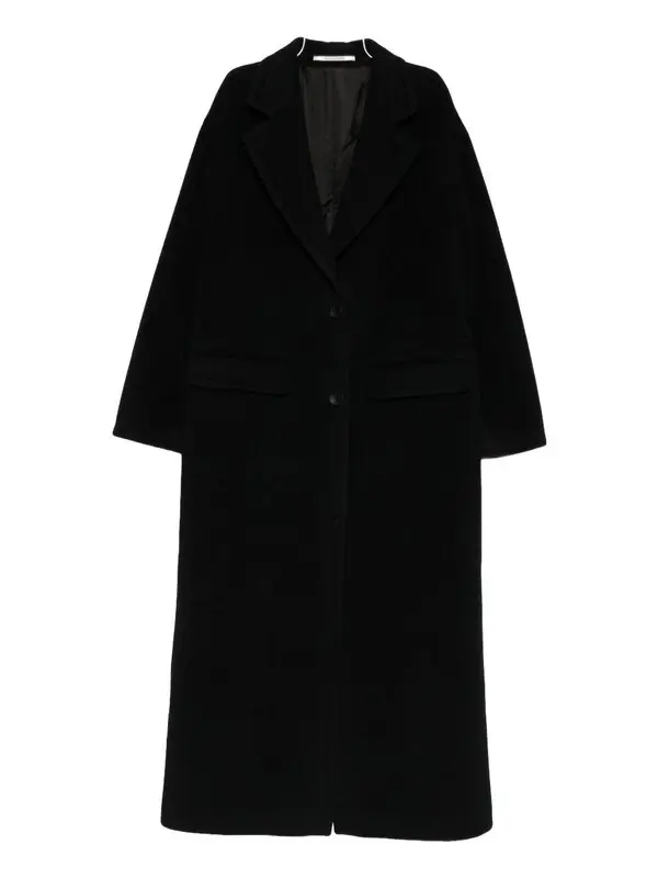 Tagliatore Wool Single-breasted Coat - Black