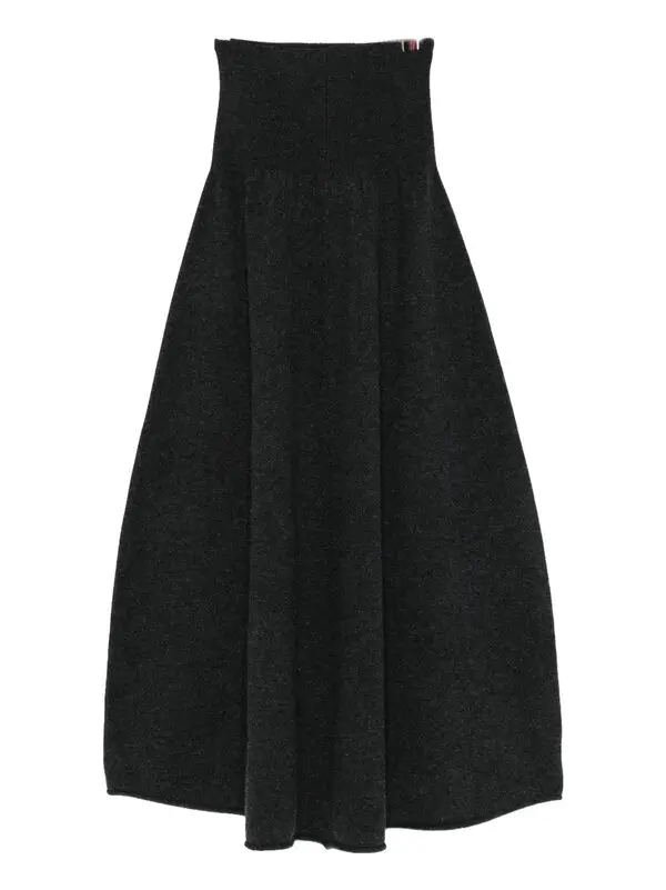 EXTREME CASHMERE X A-line Long Skirt - Blue