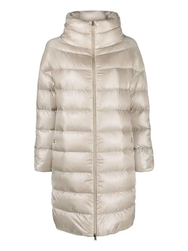 Herno Matilde Midi Down Jacket - Powder
