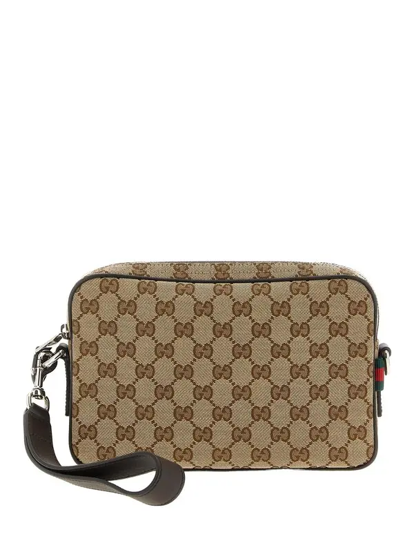 Gucci Gg Small Shoulder Strap - Brown