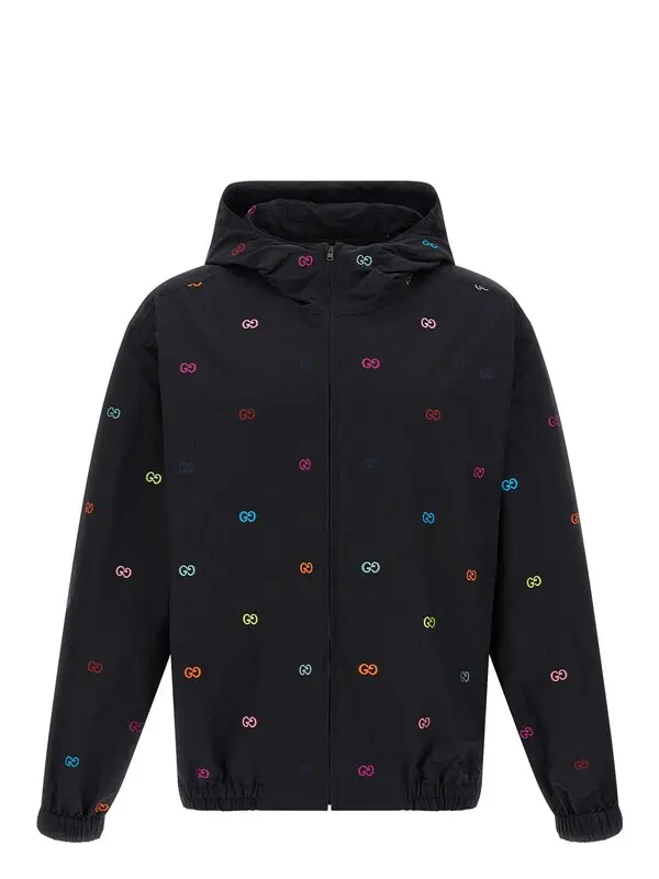 Gucci Gg Fil Coupé Jacket - Black