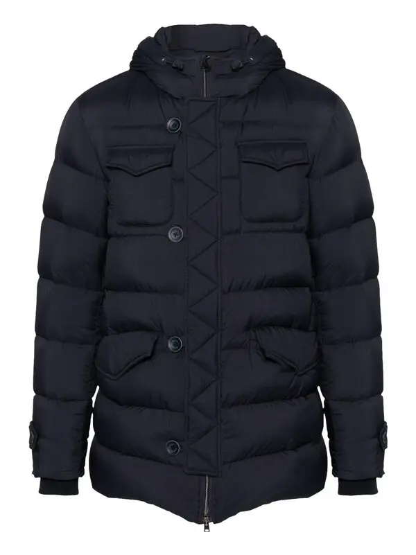 Herno L'eskimo Nylon Down Jacket - Blue
