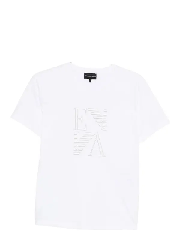 Emporio Armani Logo Cotton T-shirt - White