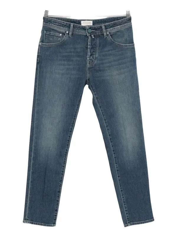 Jacob Cohen Slim Cropped Denim Jeans - Blue