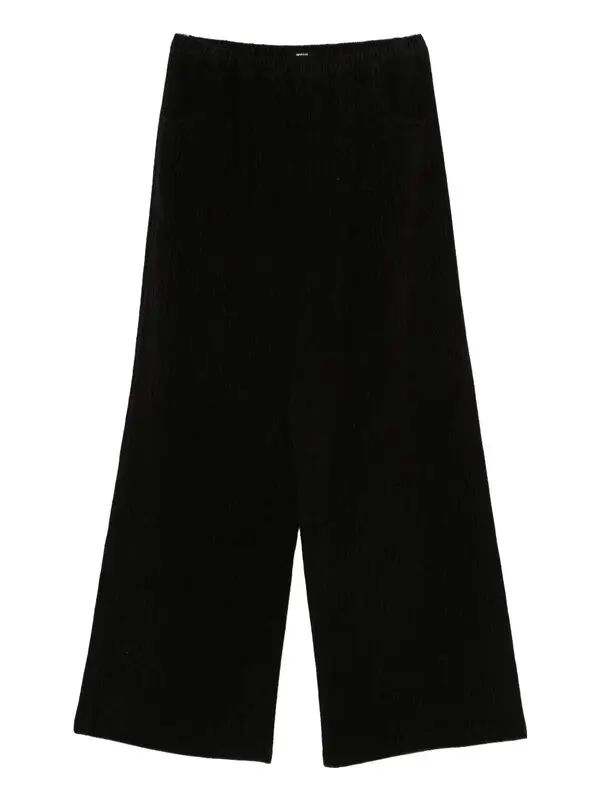 Apuntob Courduroy Cotton Trousers - Black