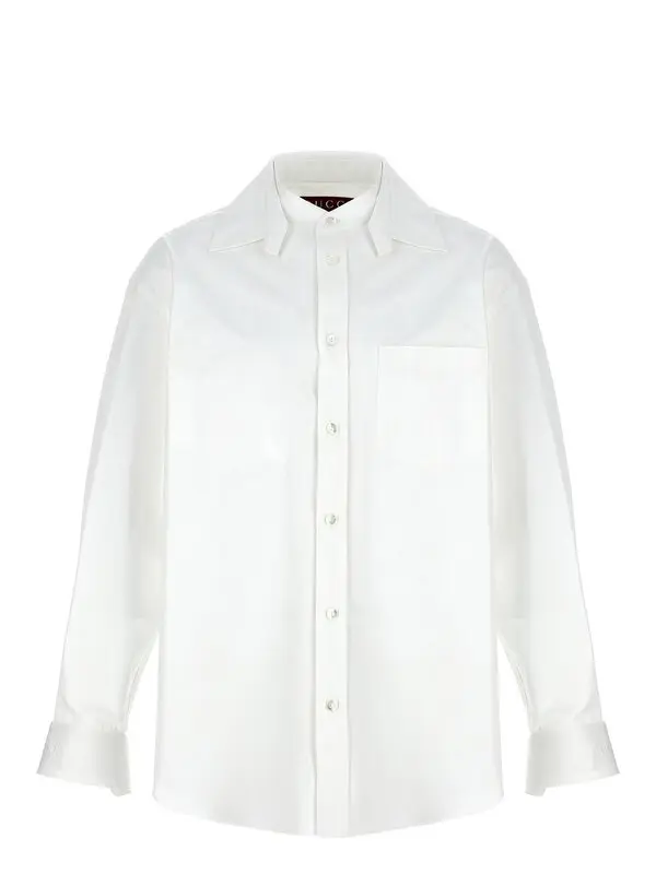 Gucci Double Collar Shirt - White