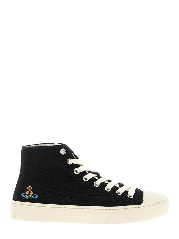 VIVIENNE WESTWOOD Plimsoll High-top Sneakers - Black