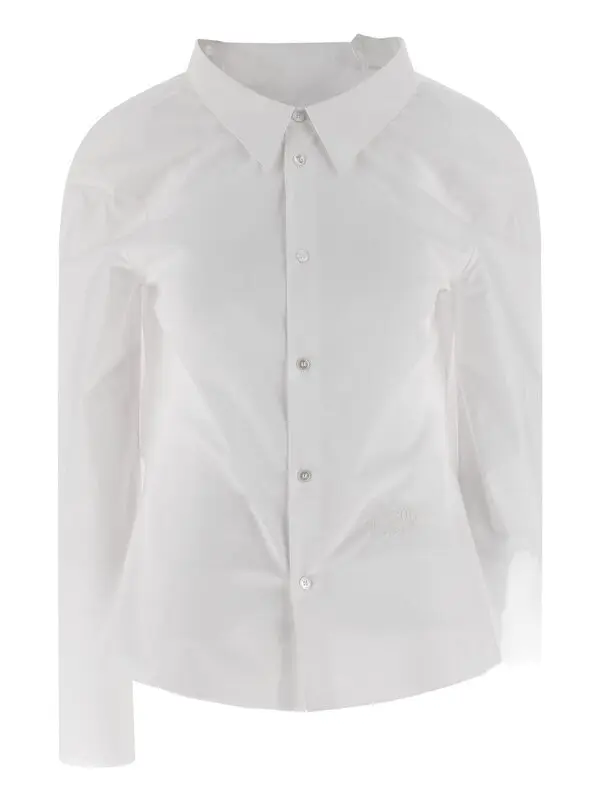 MAISON MARGIELA Numeric Signature Embroidered Shirt - White