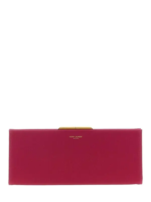 Saint Laurent Midnight Piccola Clutch - Fuchsia