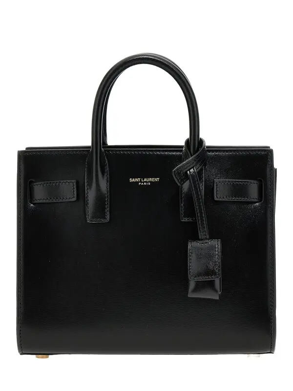Saint Laurent Sac De Jour Nano Handbag - Black