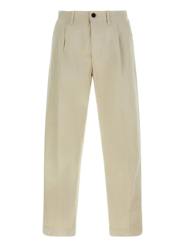 Incotex Cotton Trousers - Beige