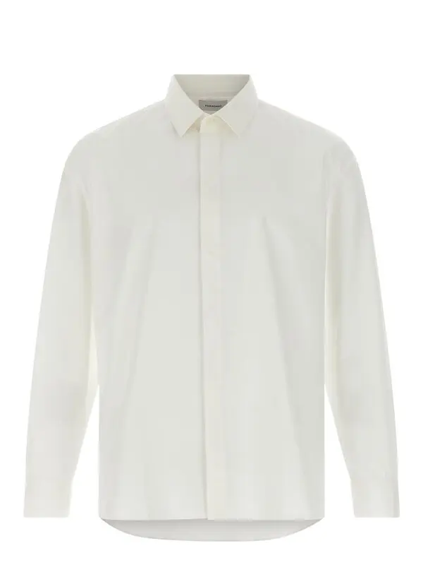 Saint Laurent Cotton Poplin Shirt - White