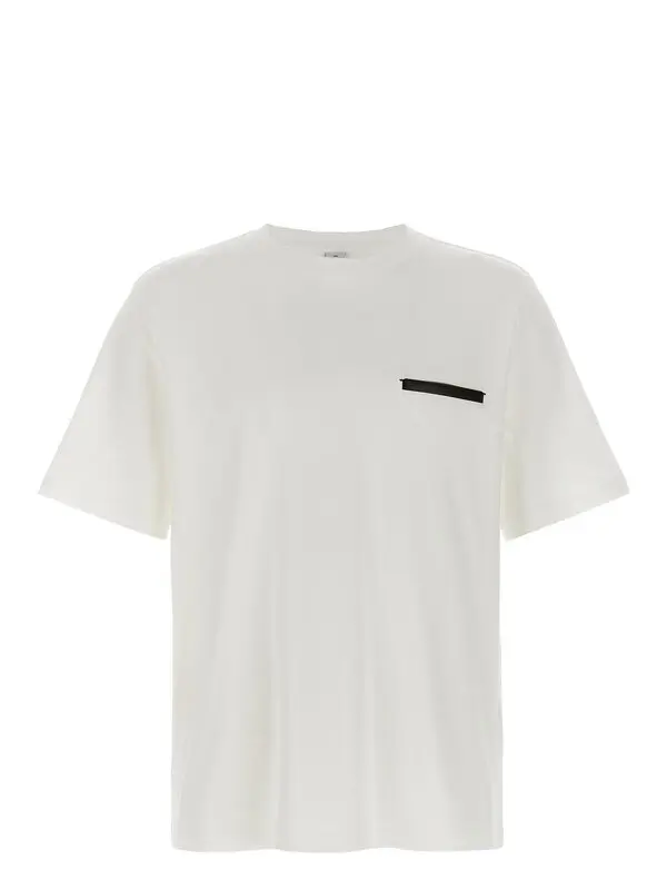 Berluti Leather Tab T-shirt - White