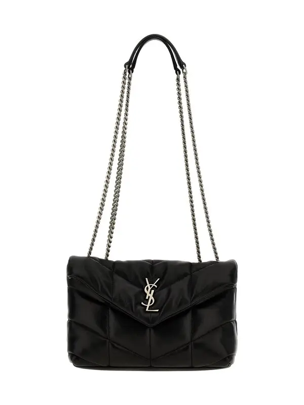 Saint Laurent Puffer Toy Shoulder Bag - Black