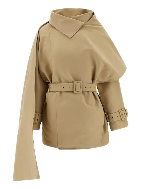 ENTIRE STUDIOS Mini Scarfcoat - Beige