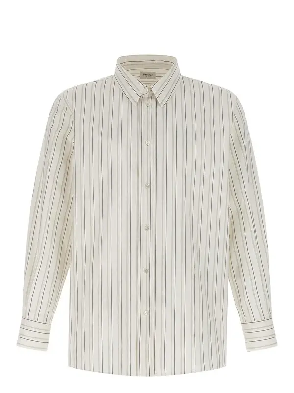 Saint Laurent Cassandre Shirt - White
