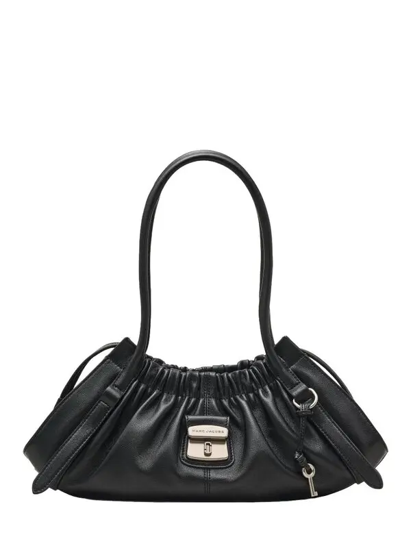 Marc Jacobs The Satchel Leather Shoulder Bag - Black