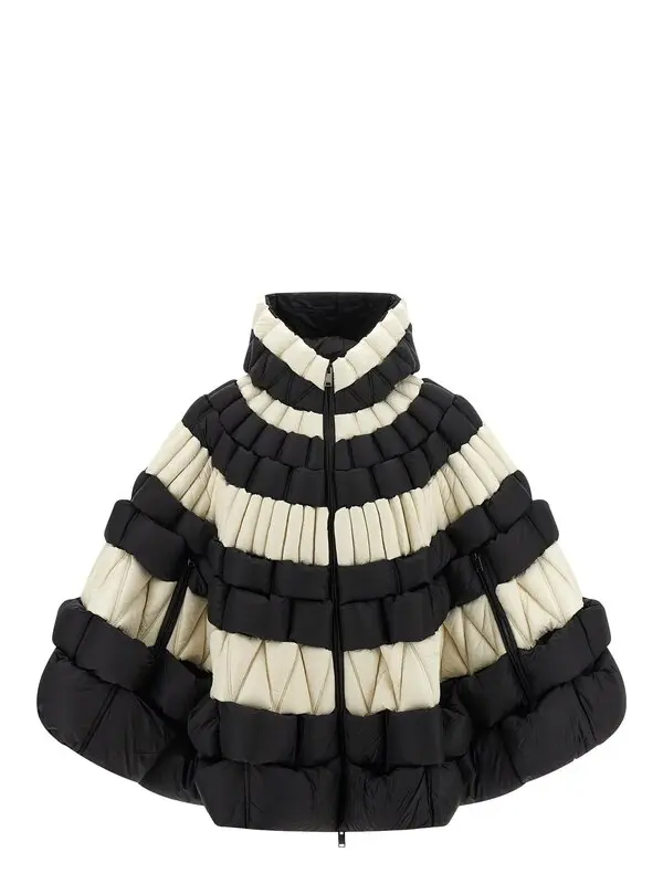 RAXXY 3d Braided Nylon Cape - White/black