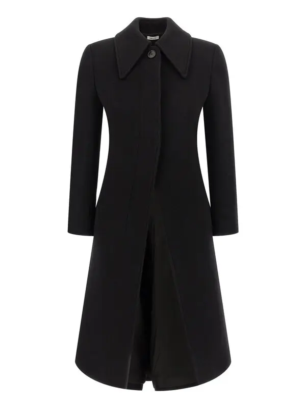 Alexander McQueen Wool And Cashmere Coat - Black