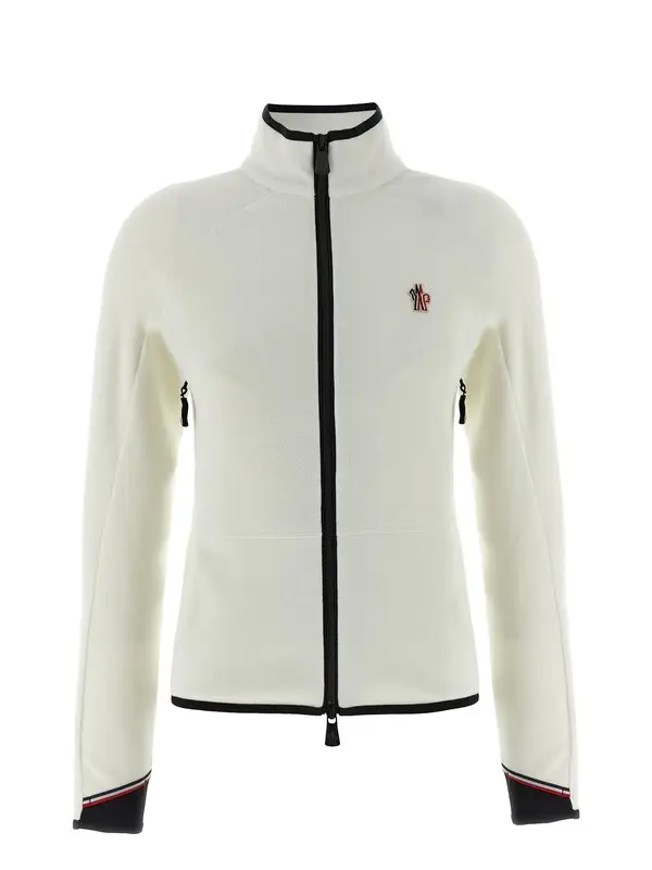 Moncler Fleece Sweatshirt - White