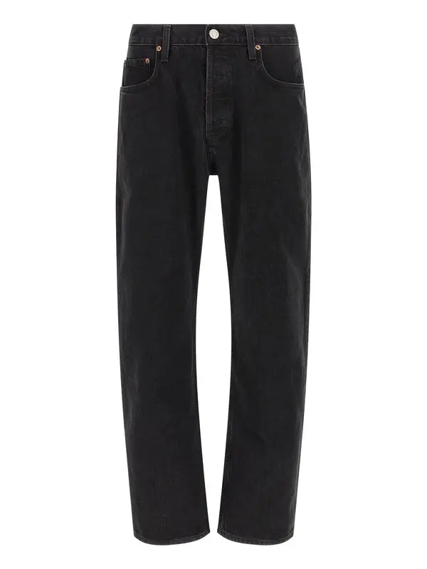 AGOLDE Magnus Stretch Cotton Denim Jeans - Black