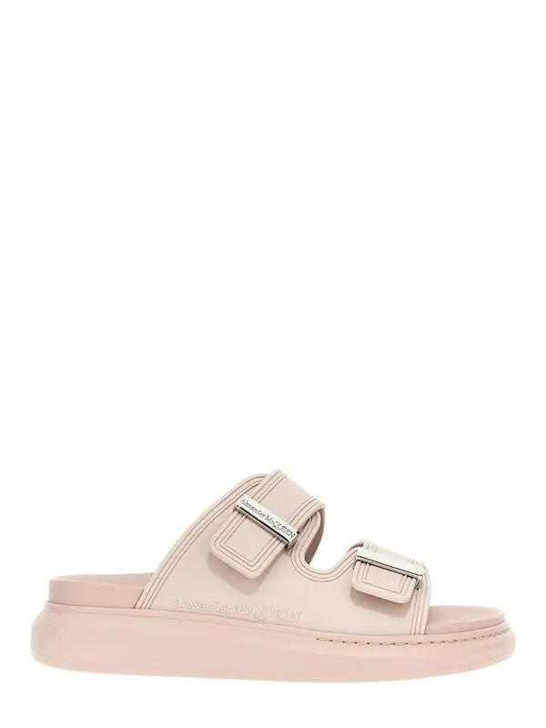 Alexander McQueen Rubber Sandals With Oversize Sole - Pink