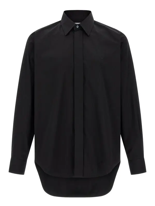 Alexander McQueen Logo Embroidery Shirt - Black
