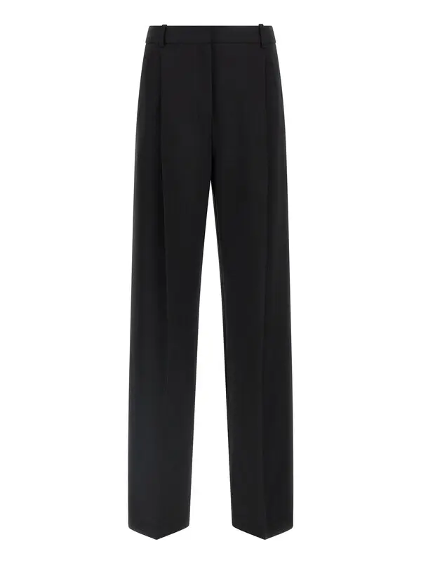 Elisabetta Franchi Fluid Cady Pants - Black