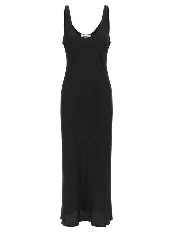 L'Agence Akiya Long Dress - Black