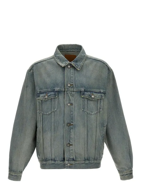 Saint Laurent Trucker Denim Jacket - Blue