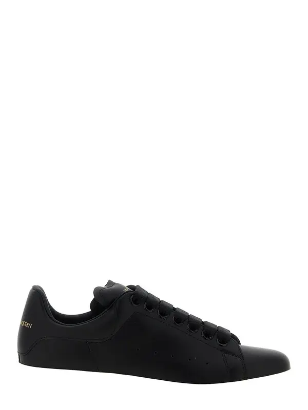 Alexander McQueen Larry Leather Sneakers - Black