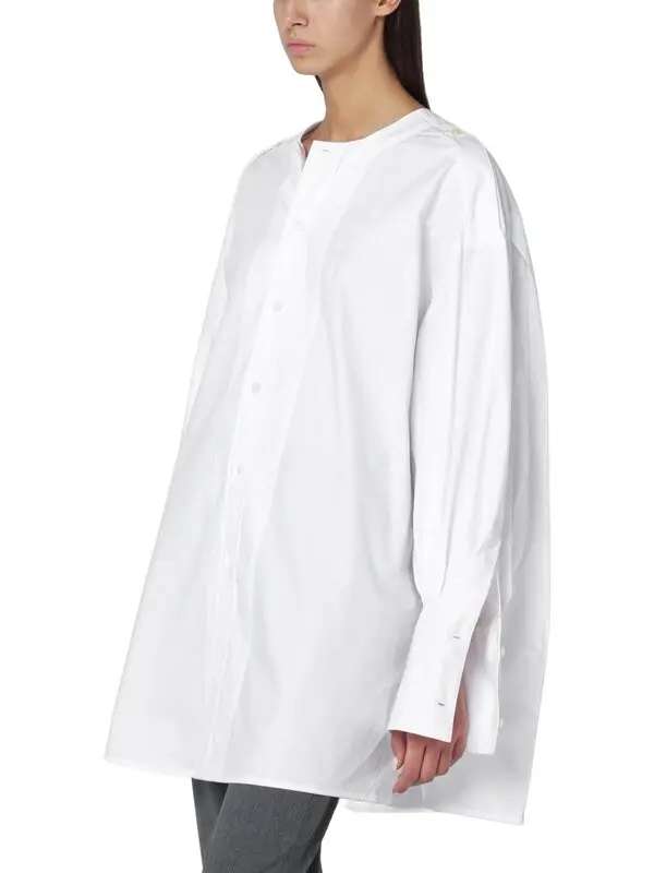 THE LATEST Oversized Cotton Shirt - White