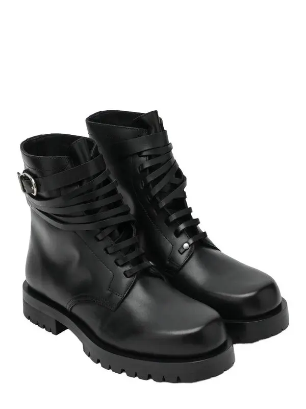 DURAZZI MILANO Combat Boots - Black