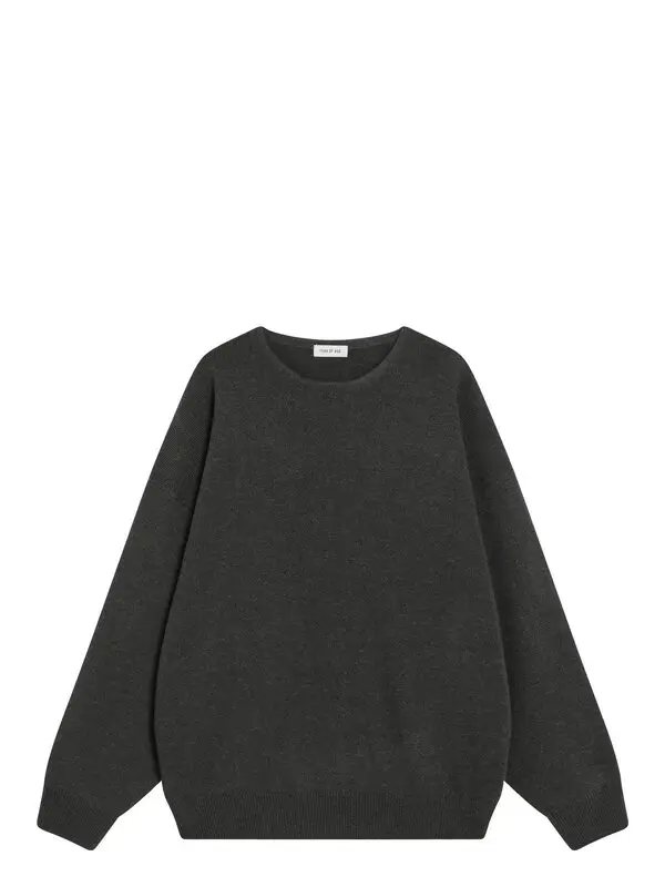 Fear Of God Virgin Wool Crewneck Sweater - Black