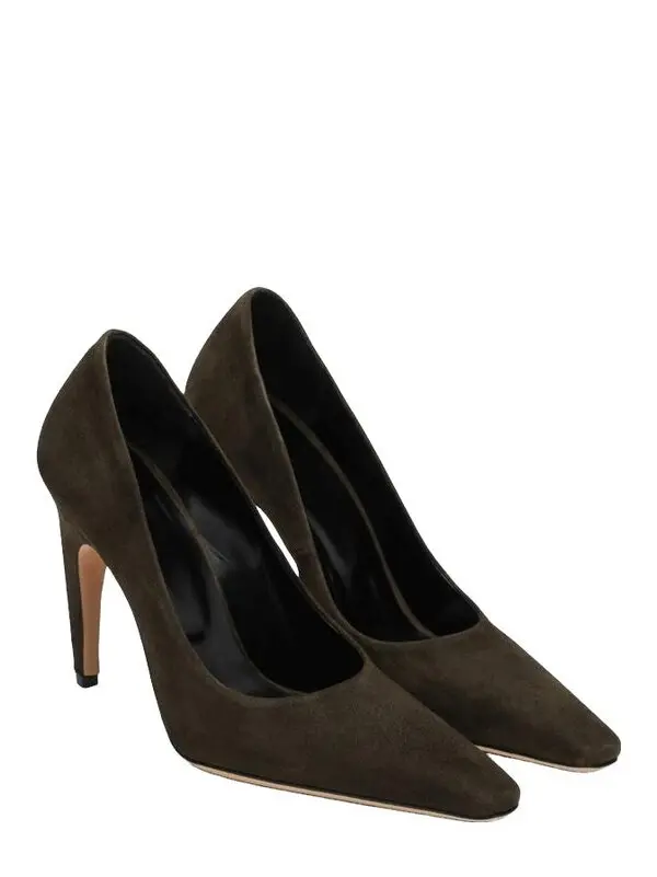 JUDE Fame Suede Pumps - Green