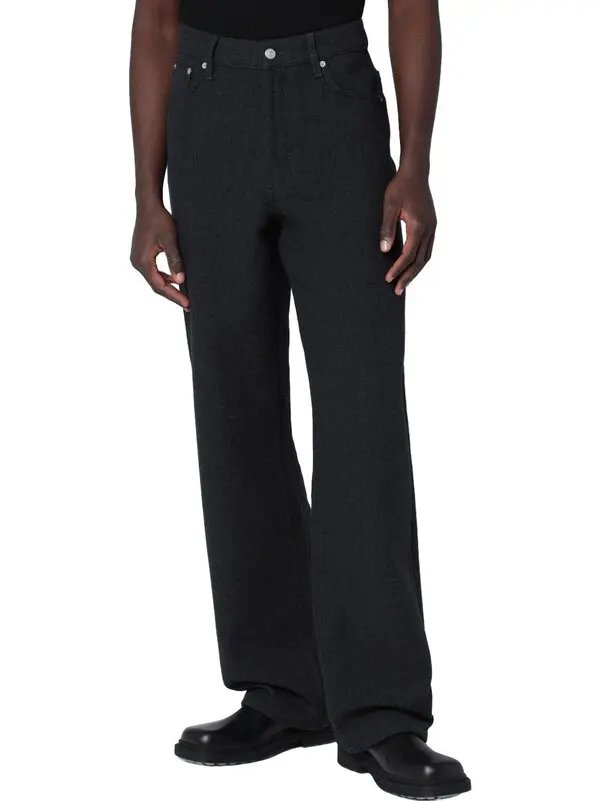 Dries Van Noten Straight Leg Jeans - Grey