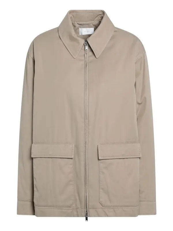 THE ROW Aurelius Cotton-cashmere Jacket - Beige