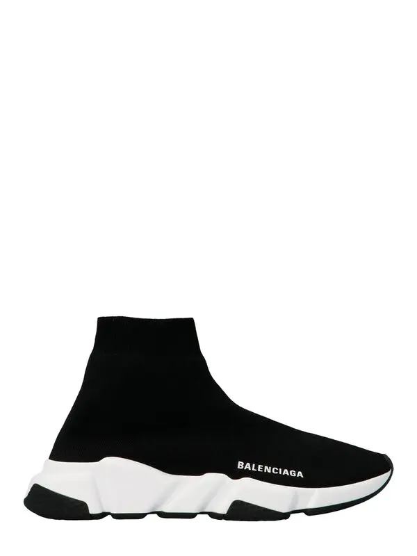 Balenciaga Speed' Knit Sneakers - White/black