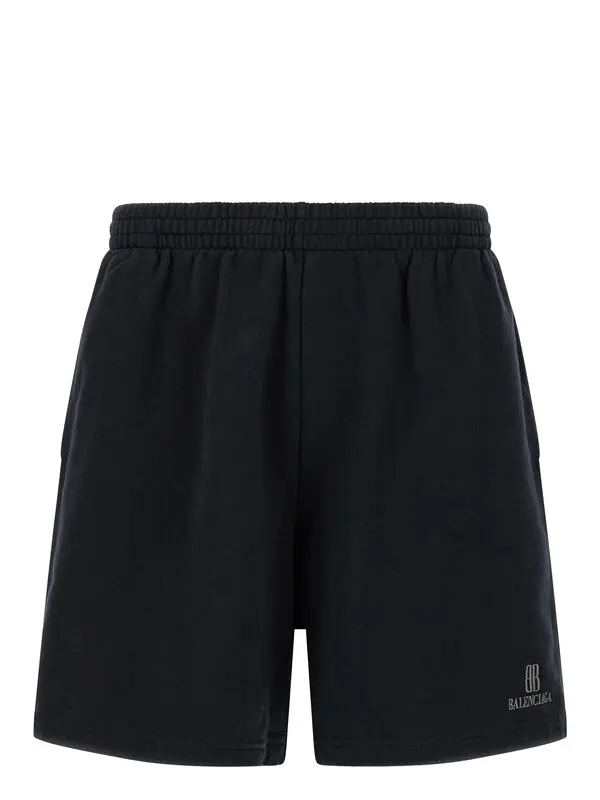 Balenciaga Nano Bb Bermuda Shorts - Black