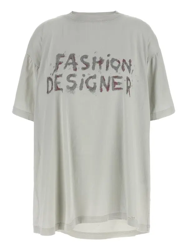 Balenciaga Fashion Designer T-shirt - Gray