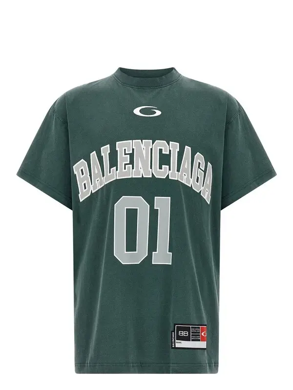 Balenciaga Basketball T-shirt - Green