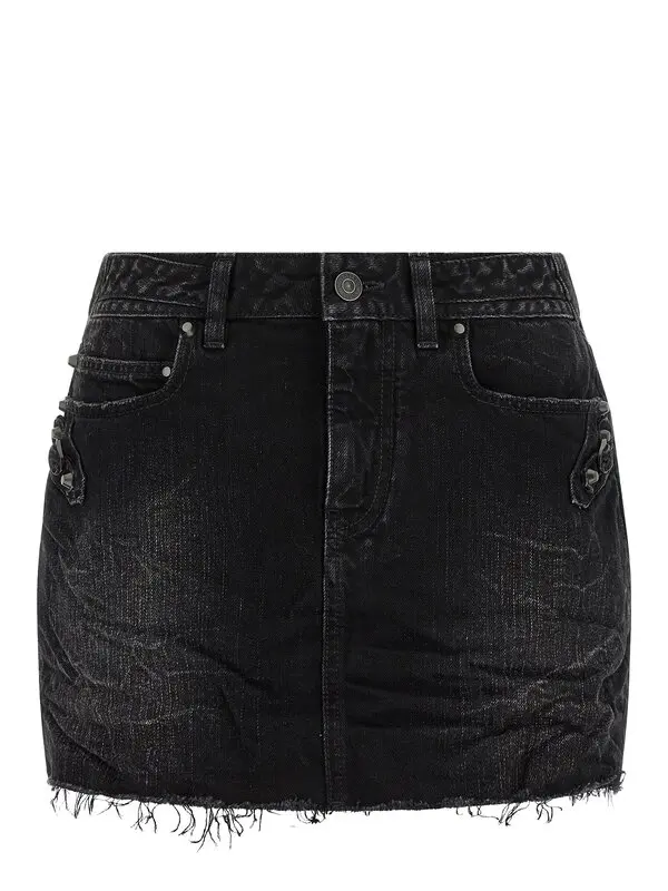 Balenciaga City Mini Skirt - Black