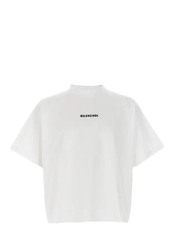 Balenciaga Back' T-shirt - White/black