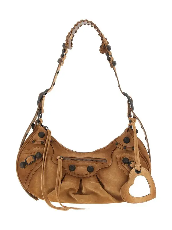 Balenciaga Le Cagole S' Shoulder Bag - Brown